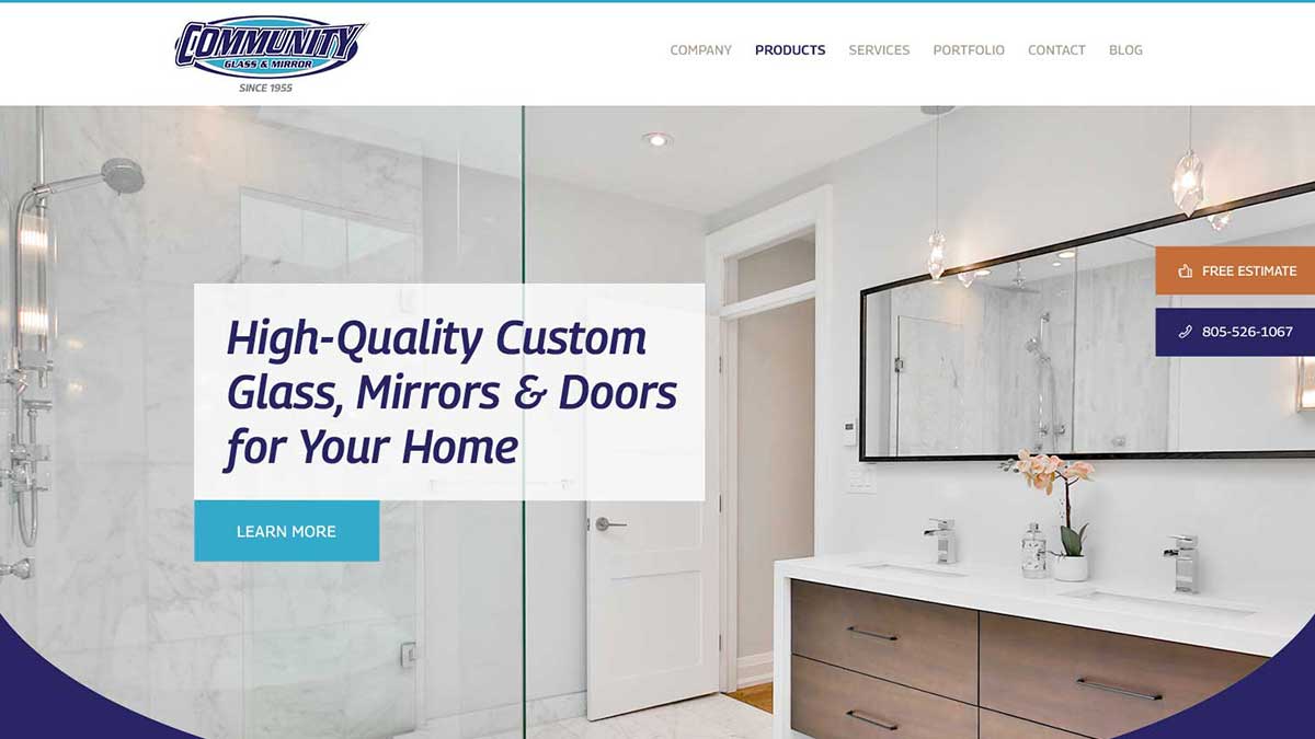 Work Portfolio | Community Glass & Mirrors